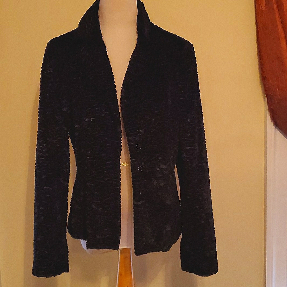 "Furry" Dress Jacket - Gem
